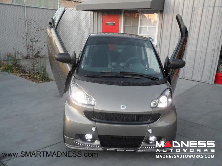 smart gray custom car - Customization